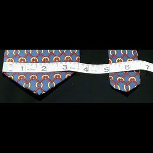 Brooks Brothers | Accessories | Brooks Brothers Blue Red Gold Chain ...